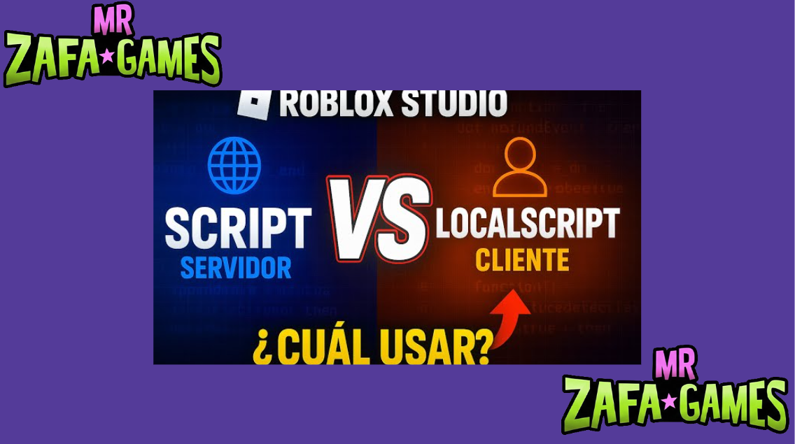 Diferencia entre Server Script y Local Script explicada fácil - Mr Zafa ...